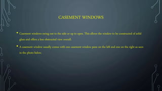 Types of window | PPT