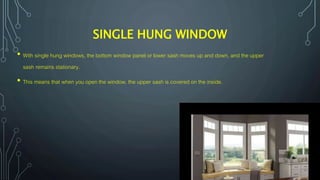 Types of window | PPT