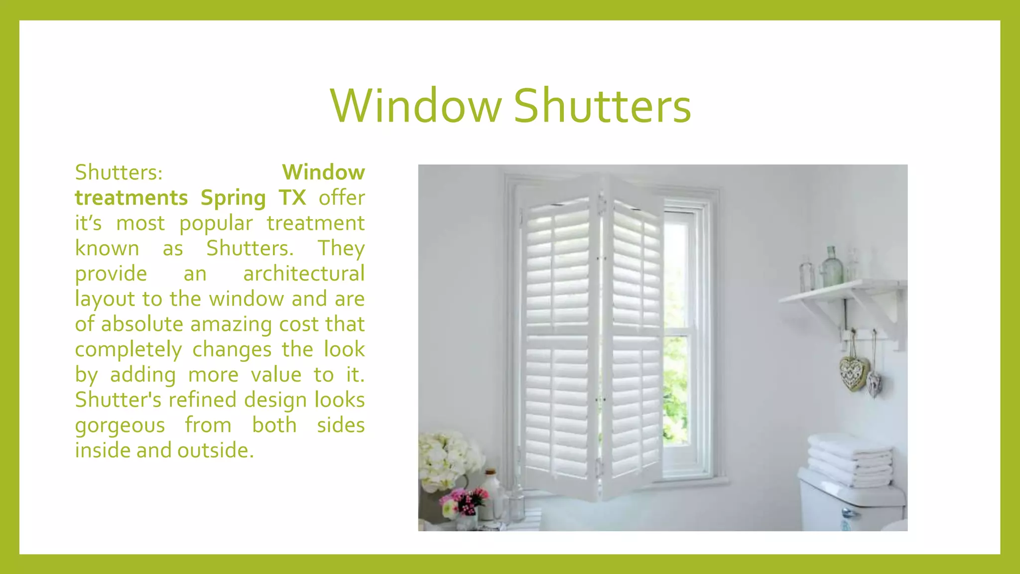 Types of Window Treatments | PPT | Free Download