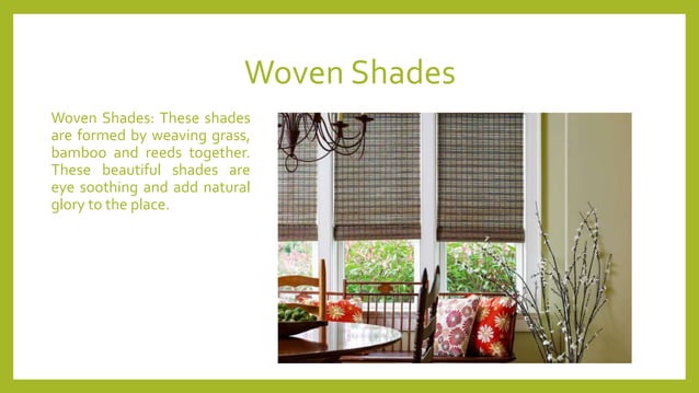 Types of Window Treatments | PPT