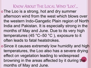 Types of winds in india | PPTX