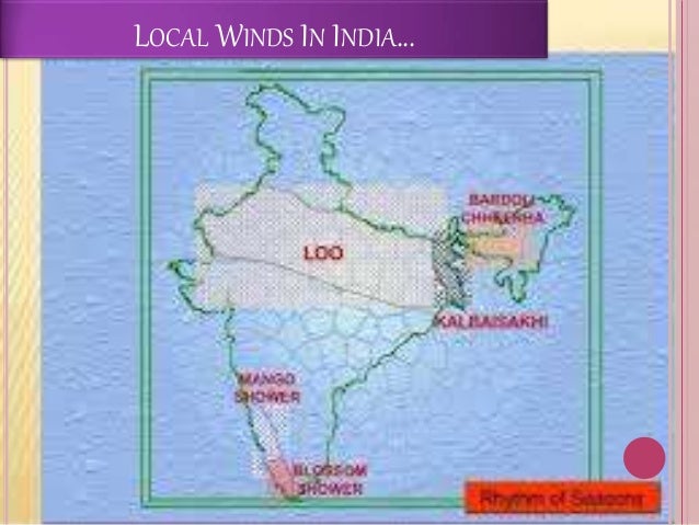 Types of winds in india