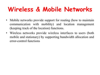 Types o Wireless Networks in computer networks | PPT