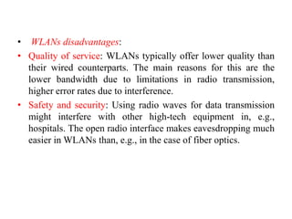 Types o Wireless Networks in computer networks | PPT