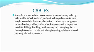 Types of wires and cables ic | PPT