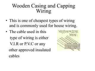 Types of wires,cables,connectors and switches | PPTX