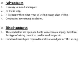 Types of wires,cables,connectors and switches | PPTX