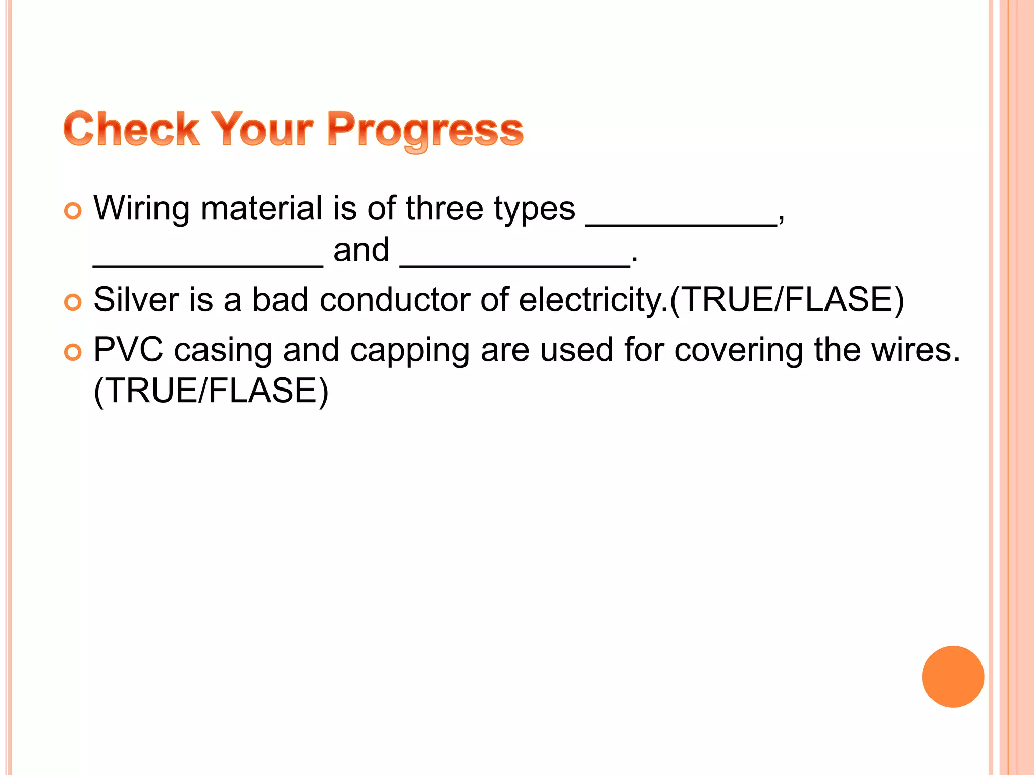 types of wiring.pptx | Woodworking | Arts and Crafts