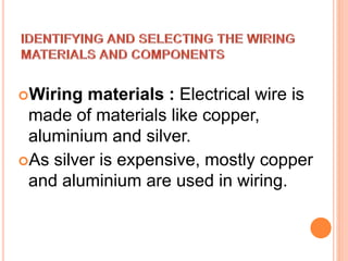 types of wiring.pptx | Woodworking | Arts and Crafts