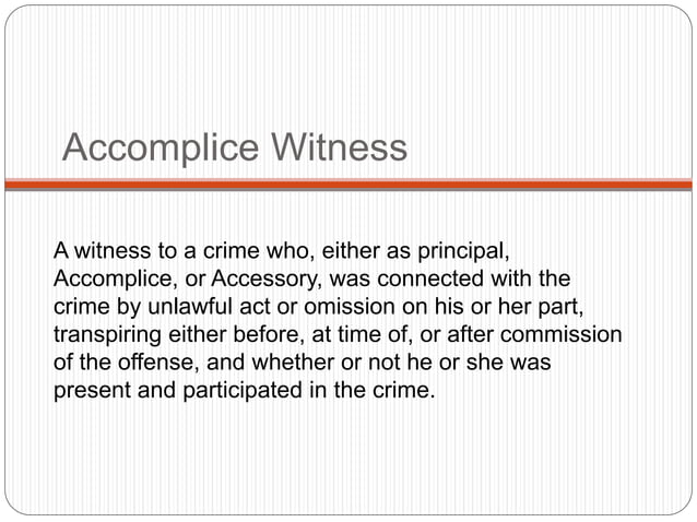 Types of witnesses | PPTX | Law