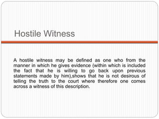 Types of witnesses | PPT