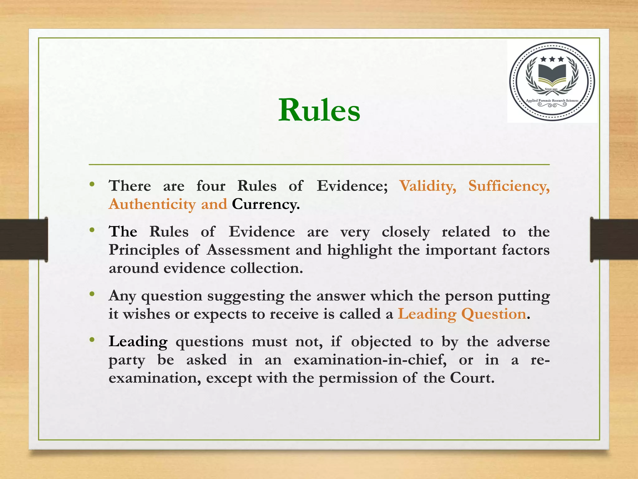 Types of Witnesses & Rules for giving evidences.pptx