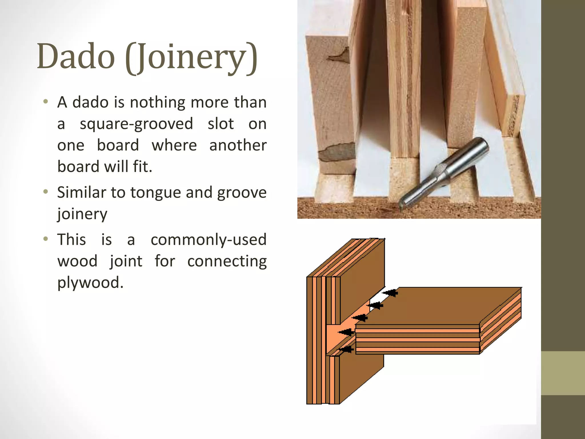 Types of wood joint | PPTX