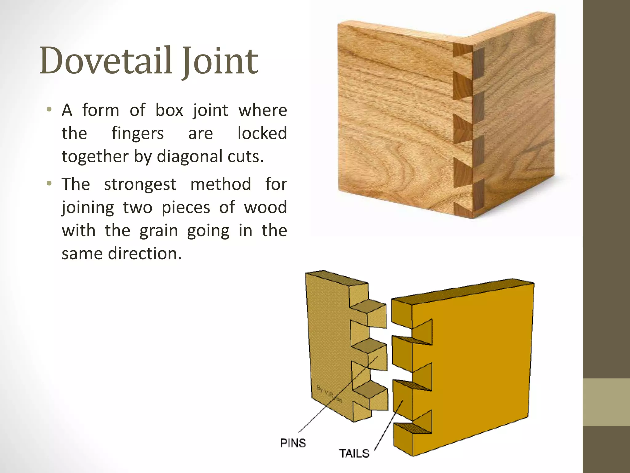 Types of wood joint | PPTX
