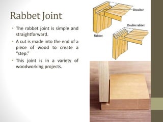 Types of wood joint | PPTX