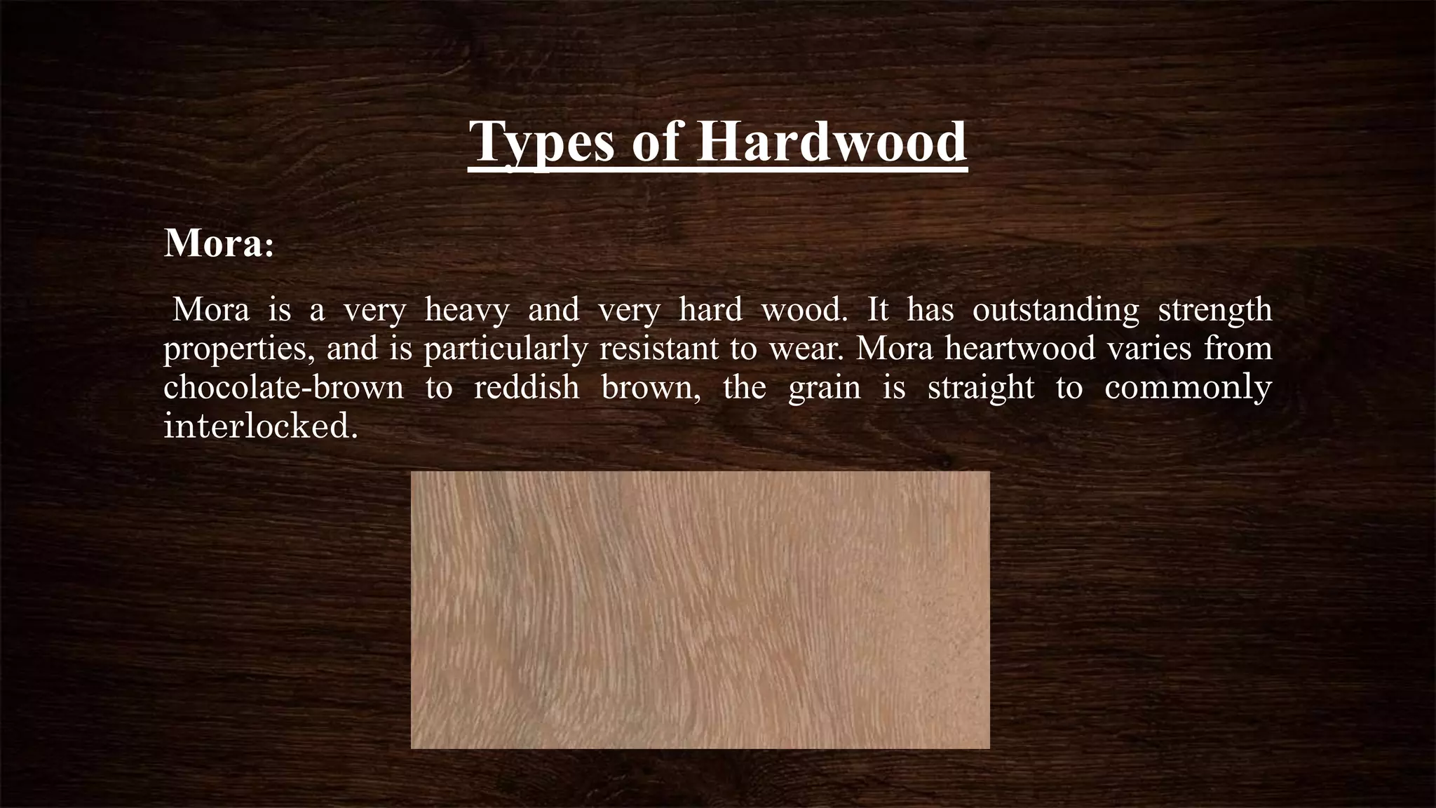 Types of woods | PPTX