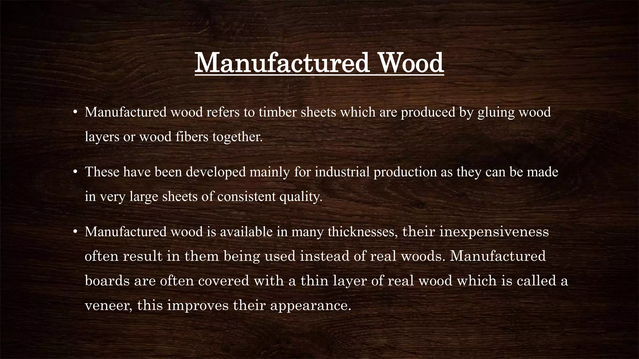 Types of woods | PPTX