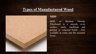 Types of woods | PPTX