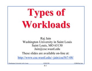 Types of workloads k 04tow | PDF