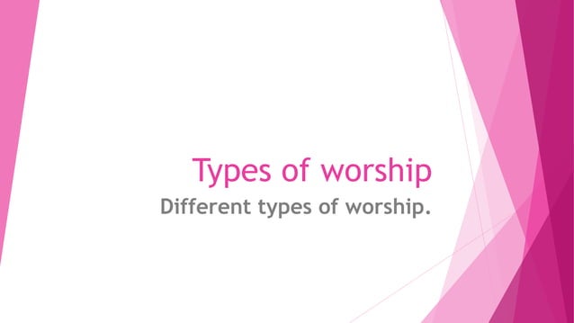 Types of worship | PPT