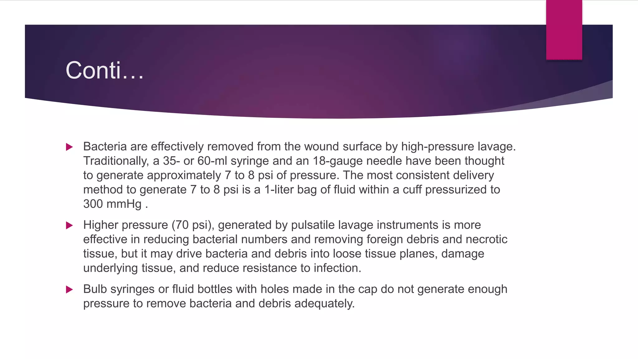 Types of wounds and management. | PPTX
