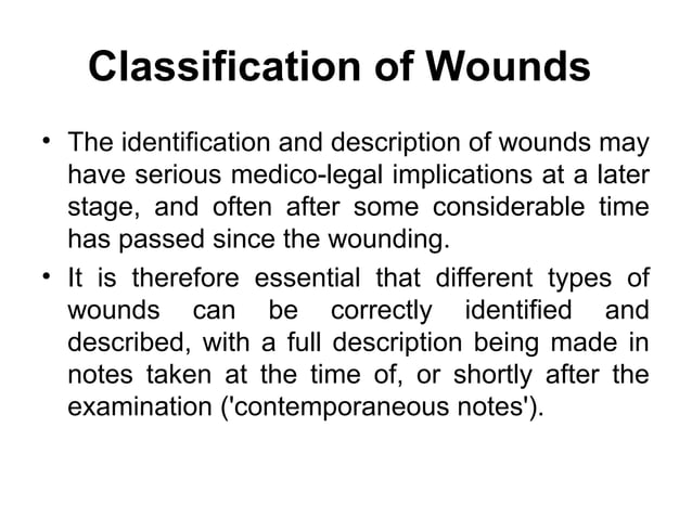 TYPES OF WOUNDS IN FORENSIC MEDICINE I-2.ppt