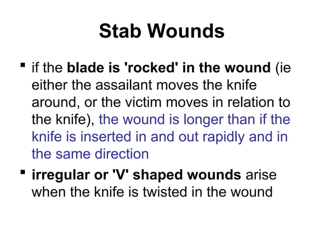 TYPES OF WOUNDS IN FORENSIC MEDICINE I-2.ppt