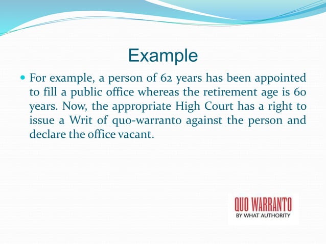 Types of writ and difference between public interest litigation and ...