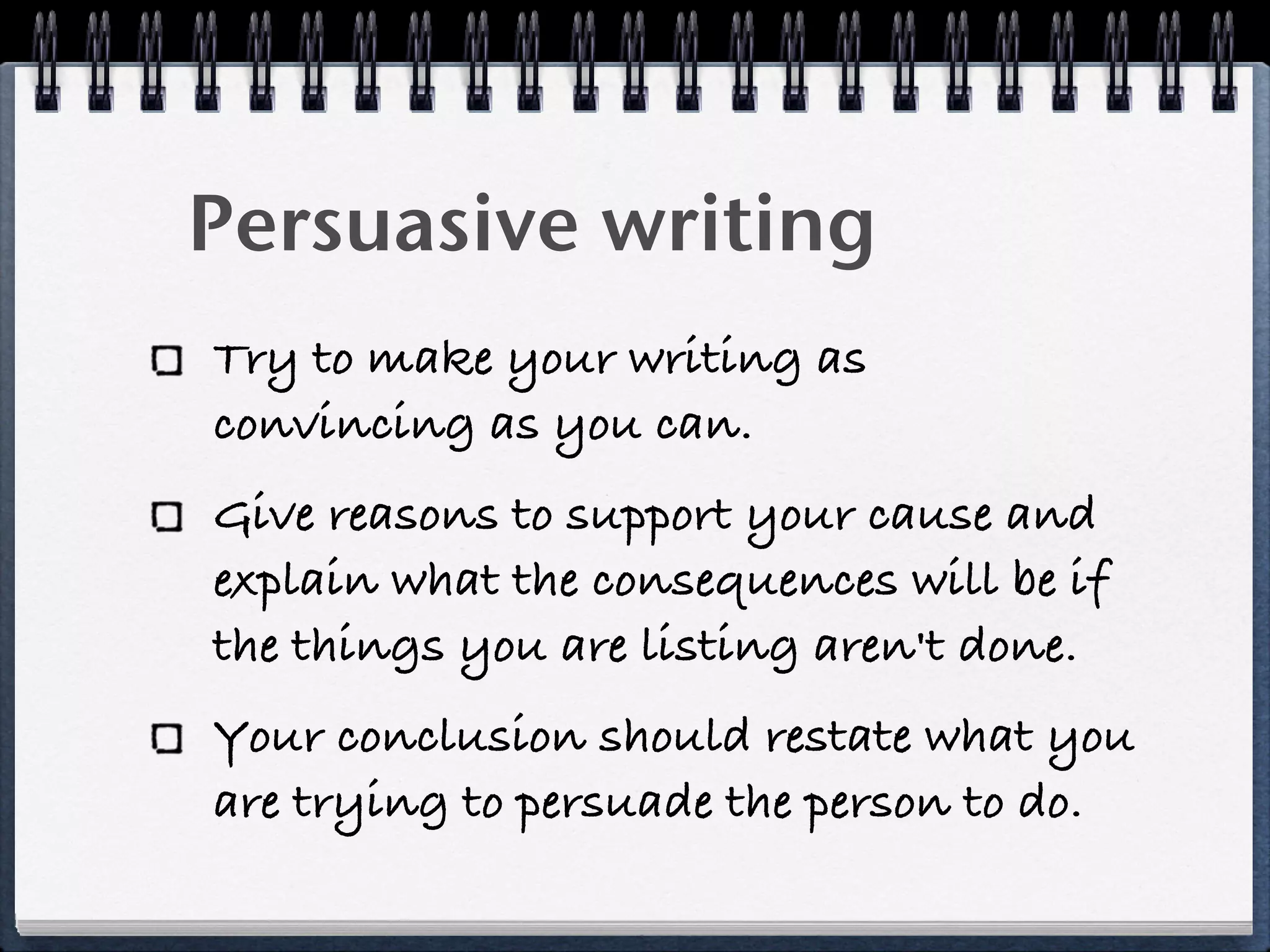 Types of writing | PPT