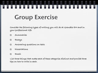 Types of writing | PDF