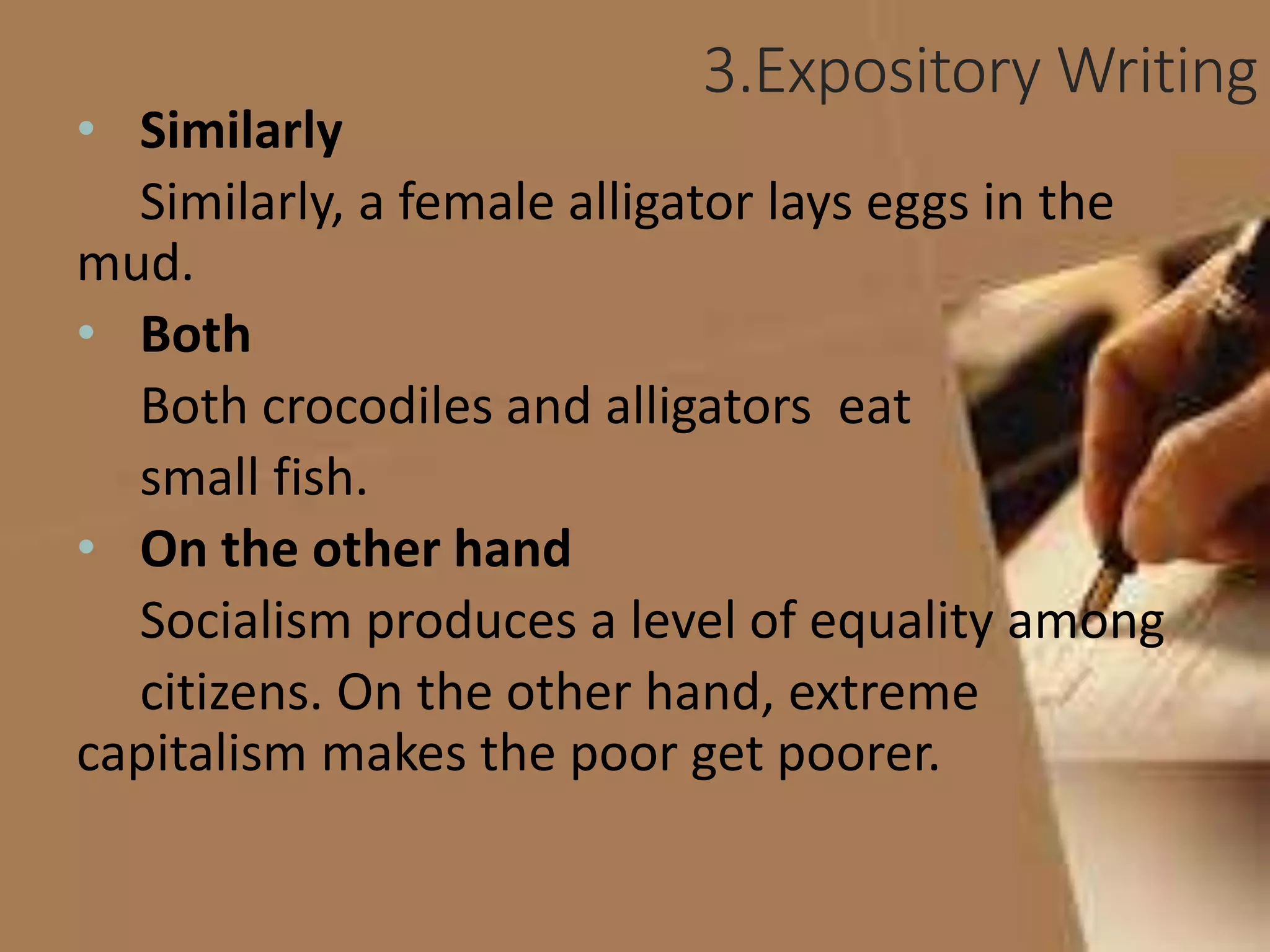 Types of writing | PPTX