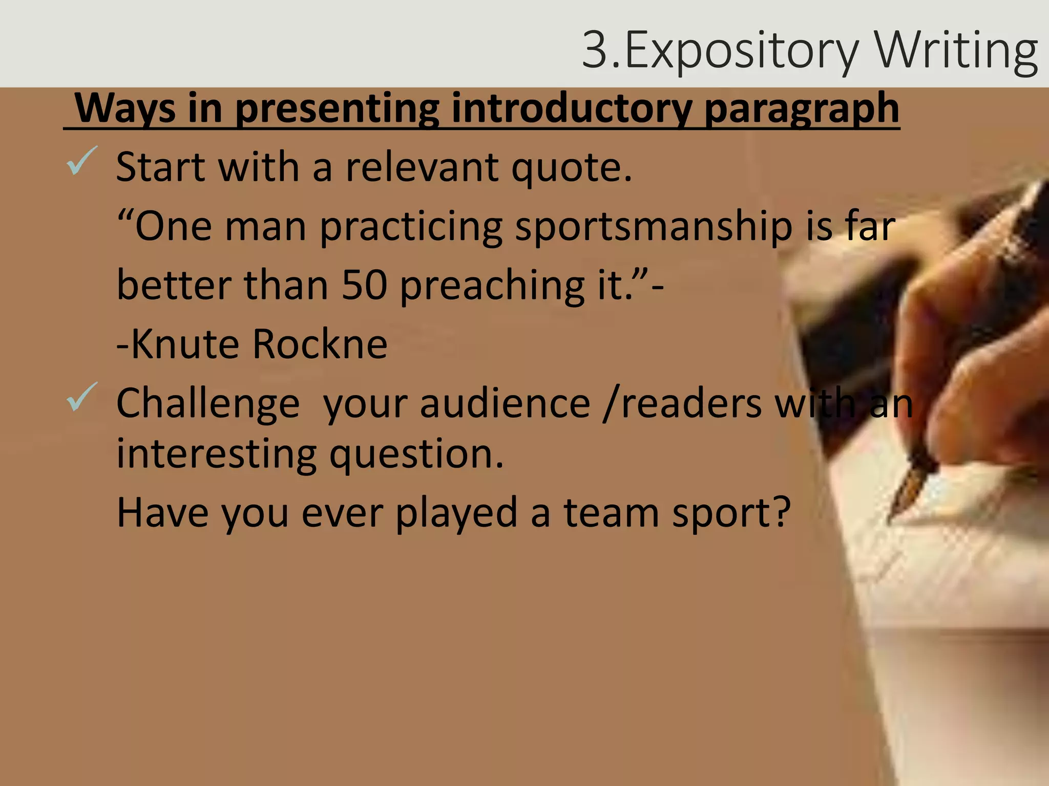 Types of writing | PPTX | Fiction | Books and Literature