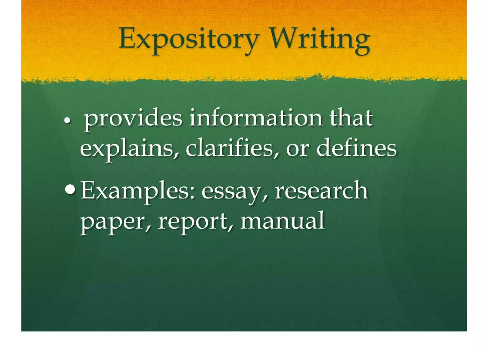 Types Of Writing | PDF