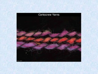 Yarns and Its Classification | PPTX