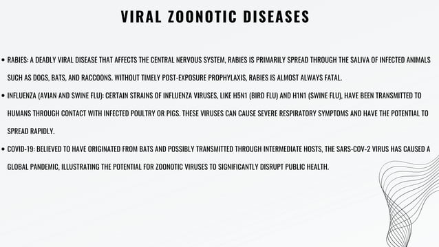 Types of Zoonotic Diseases and Their Impact on Public Health.pdf ...