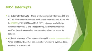 Types on interrupts in 8051 controller.pptx