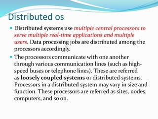 Types or evolution of operating system | PPT