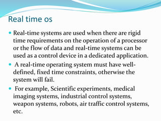 Types or evolution of operating system | PPT