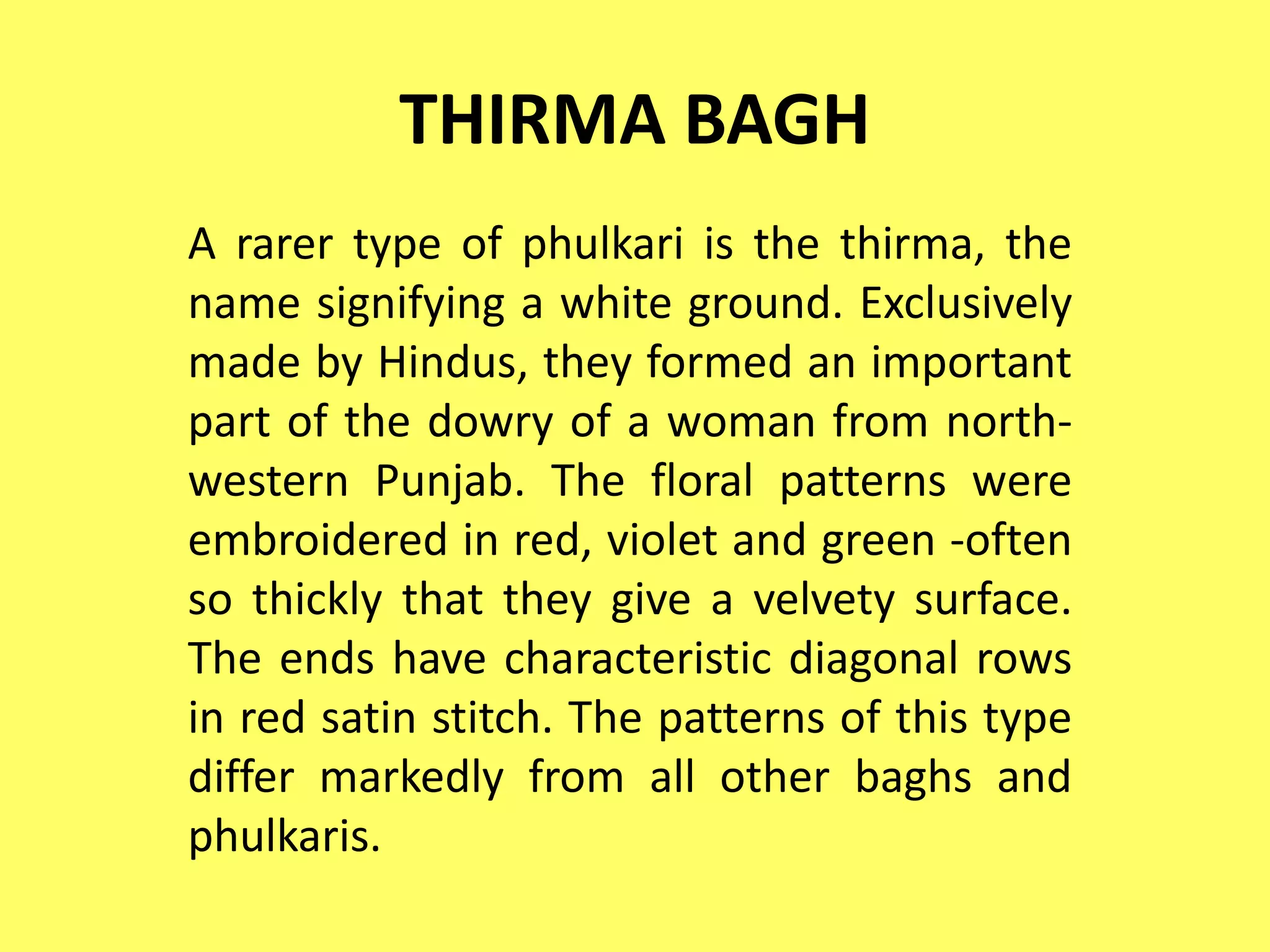 Types phulkari | PPTX