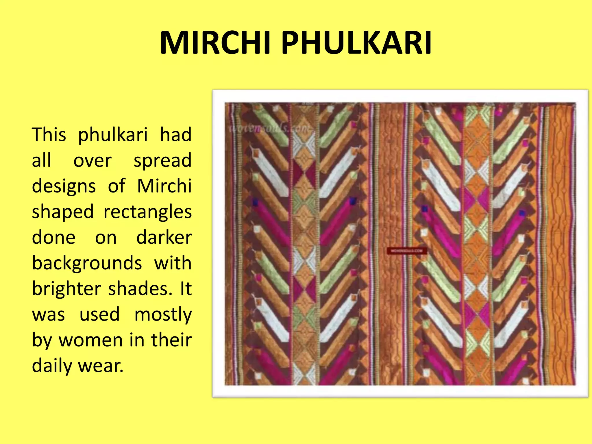 Types phulkari | PPTX
