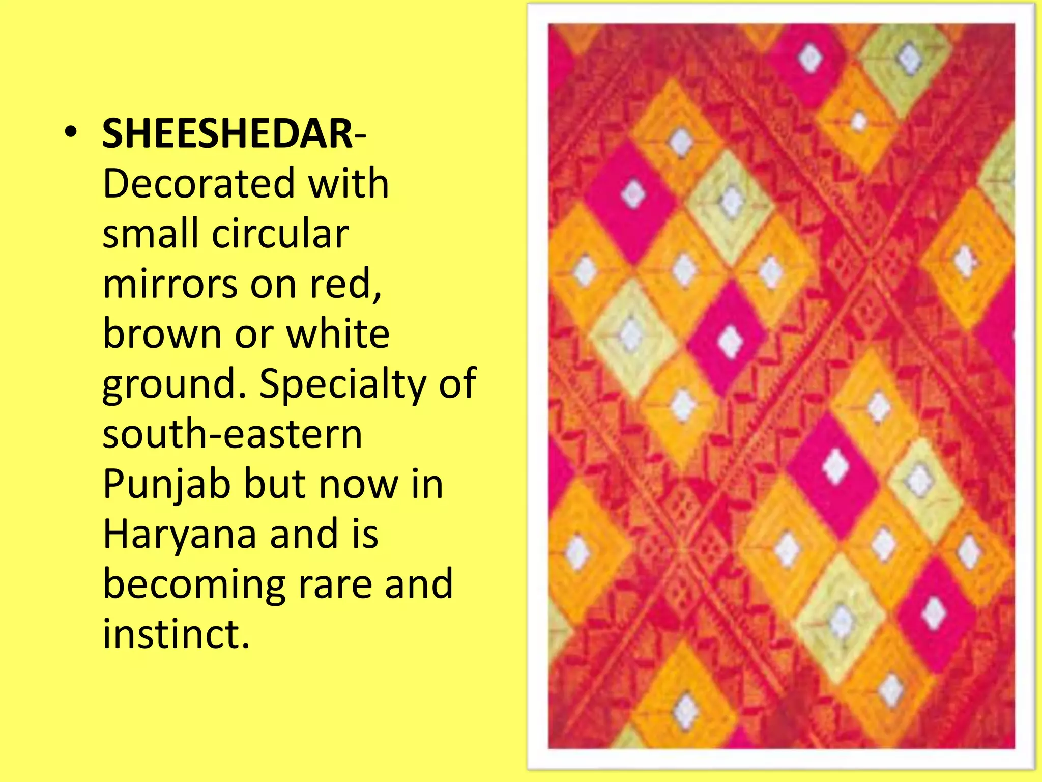 Types phulkari | PPTX