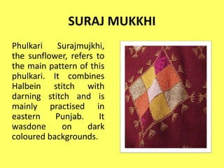 Types phulkari | PPTX