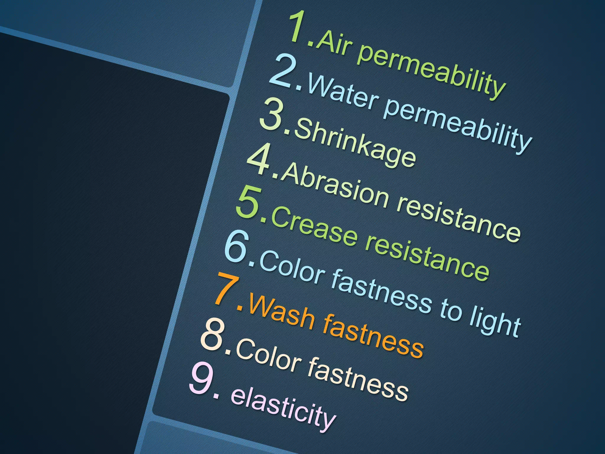 Types and Properties of Fabric | PPTX