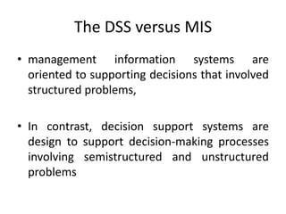 Types, purposes and applications of information systems | PPTX