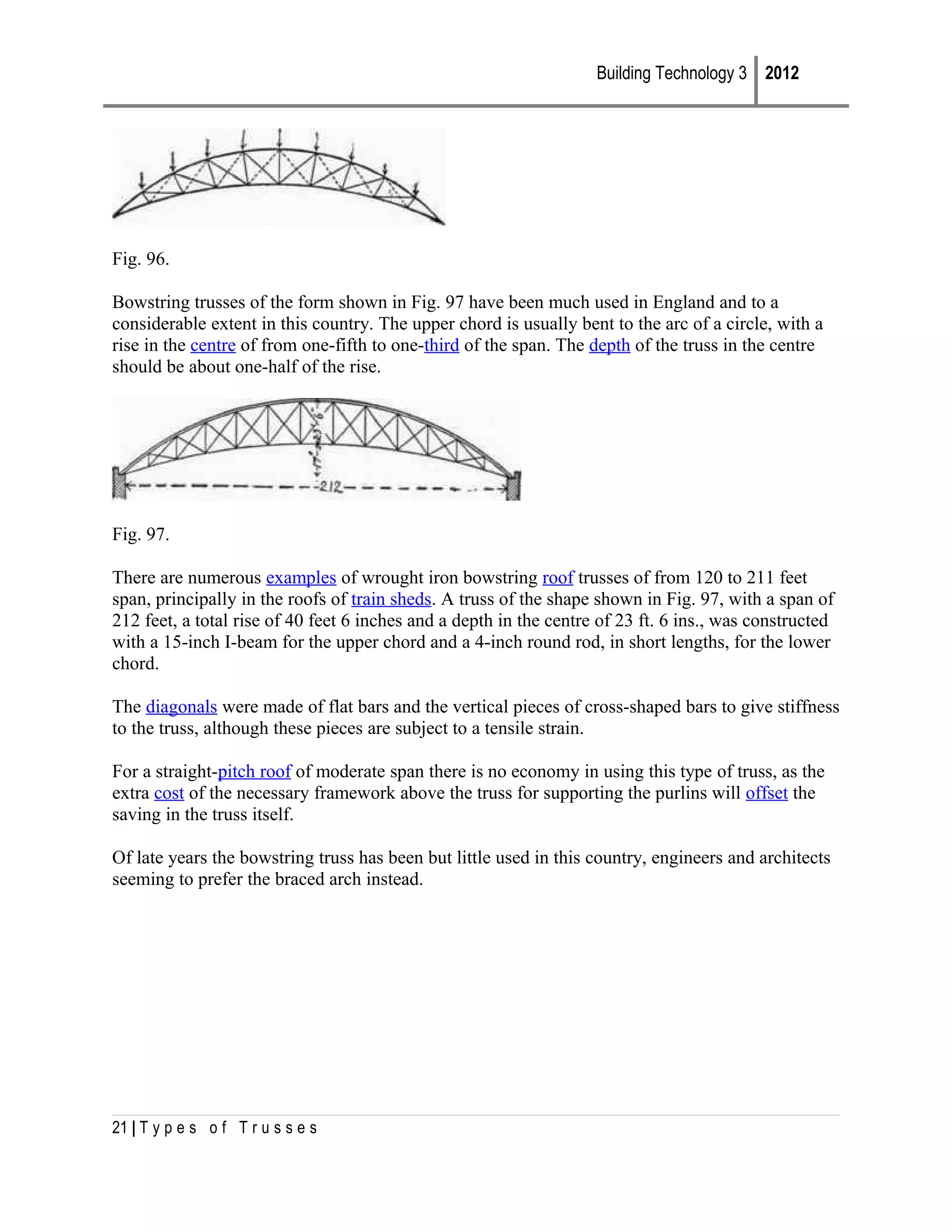 Types roof trusses | DOC