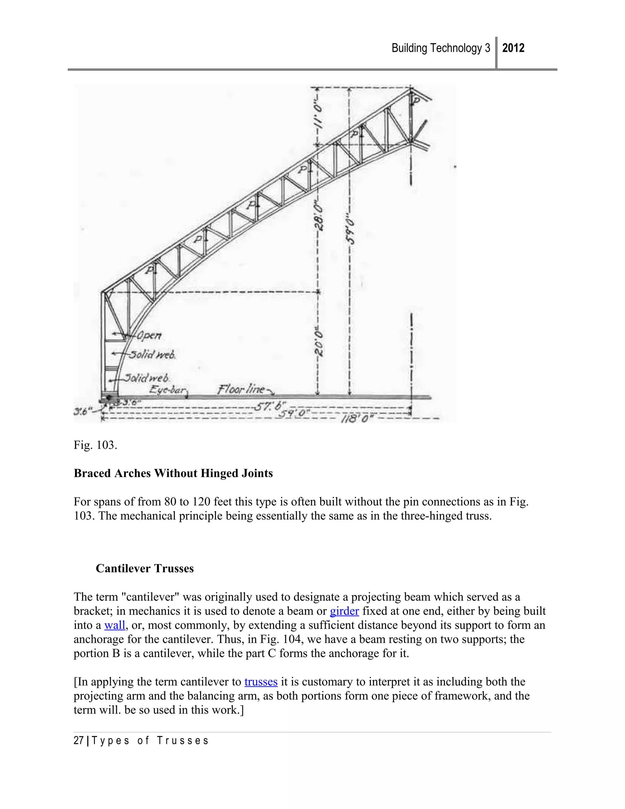 Types roof trusses | DOC