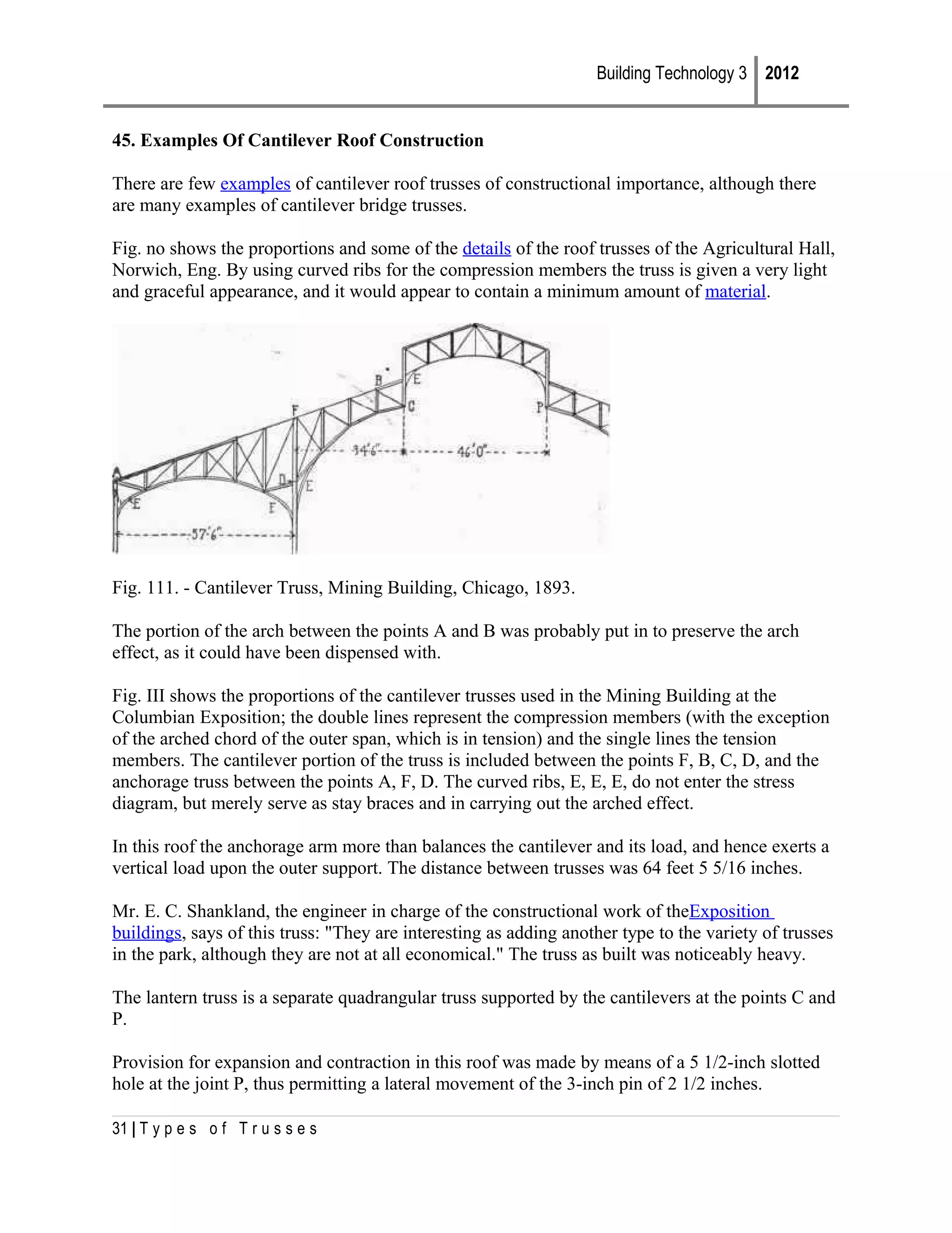 Types roof trusses | DOC