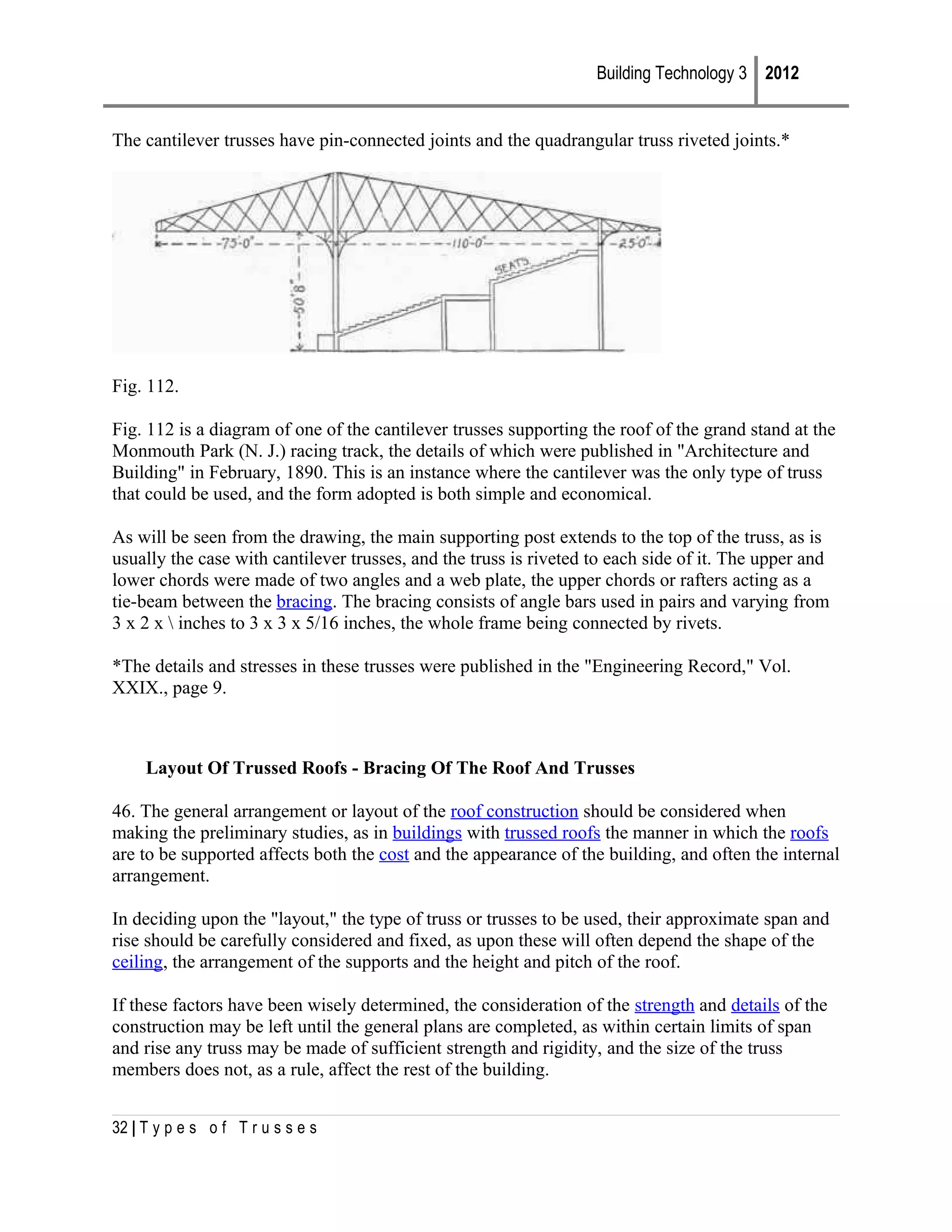 Types roof trusses | DOC