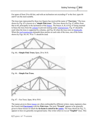 Types roof trusses | DOC