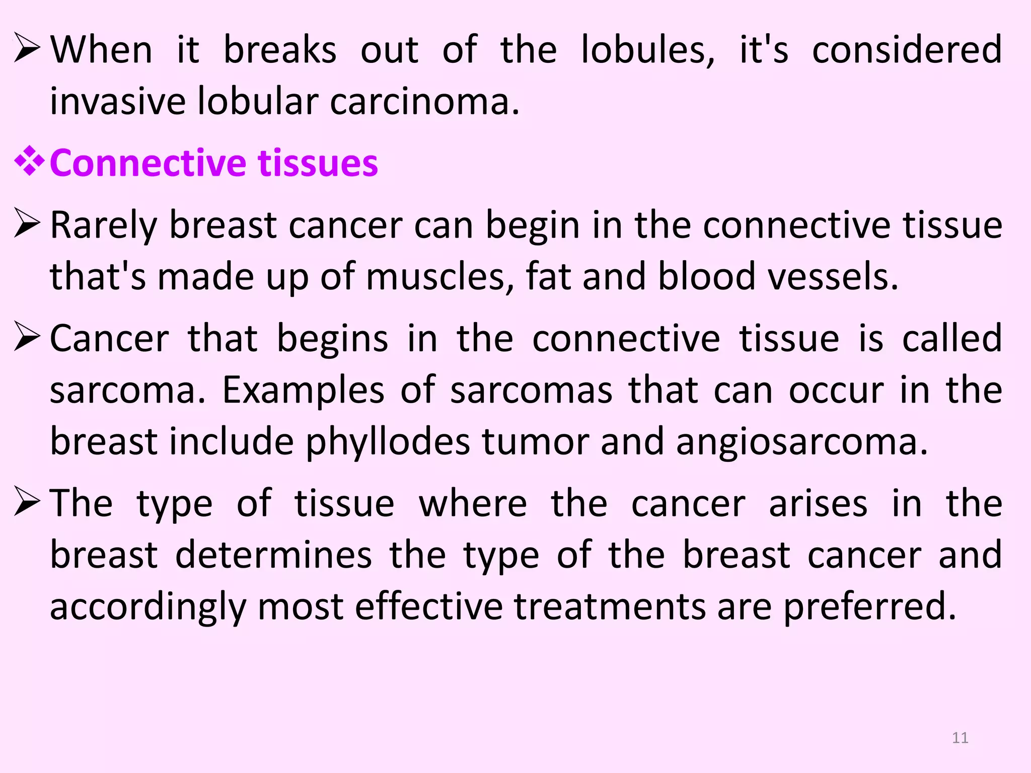 Types & Sub-types of Breast Cancer | PPTX
